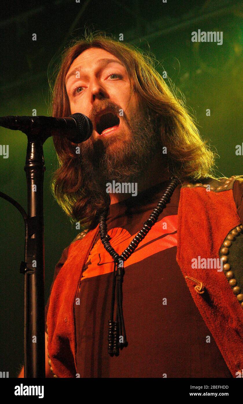 The Black Crowes performing on the first night of their new tour at the ...