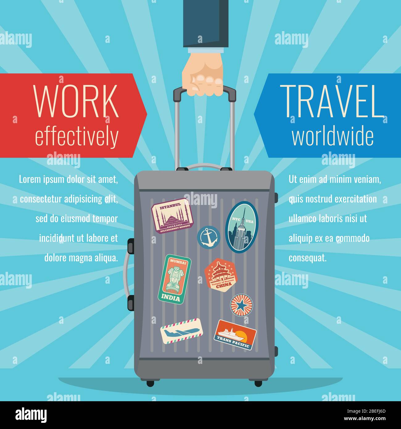 Modern hand bag Stock Vector Images - Alamy