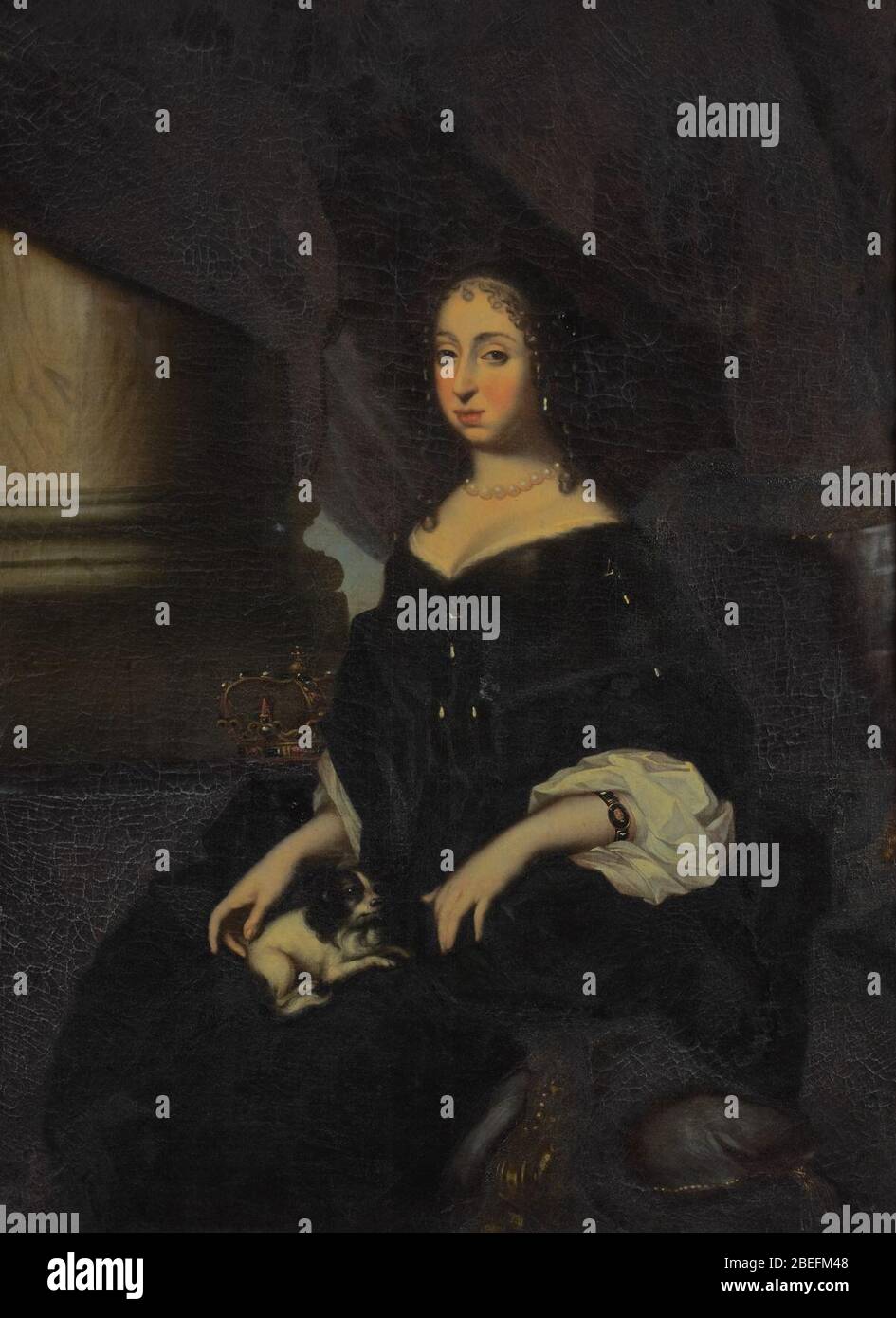 Hedwig Eleanor of Sweden c 1666 by David Klöcker Ehrenstrahl (crop ...