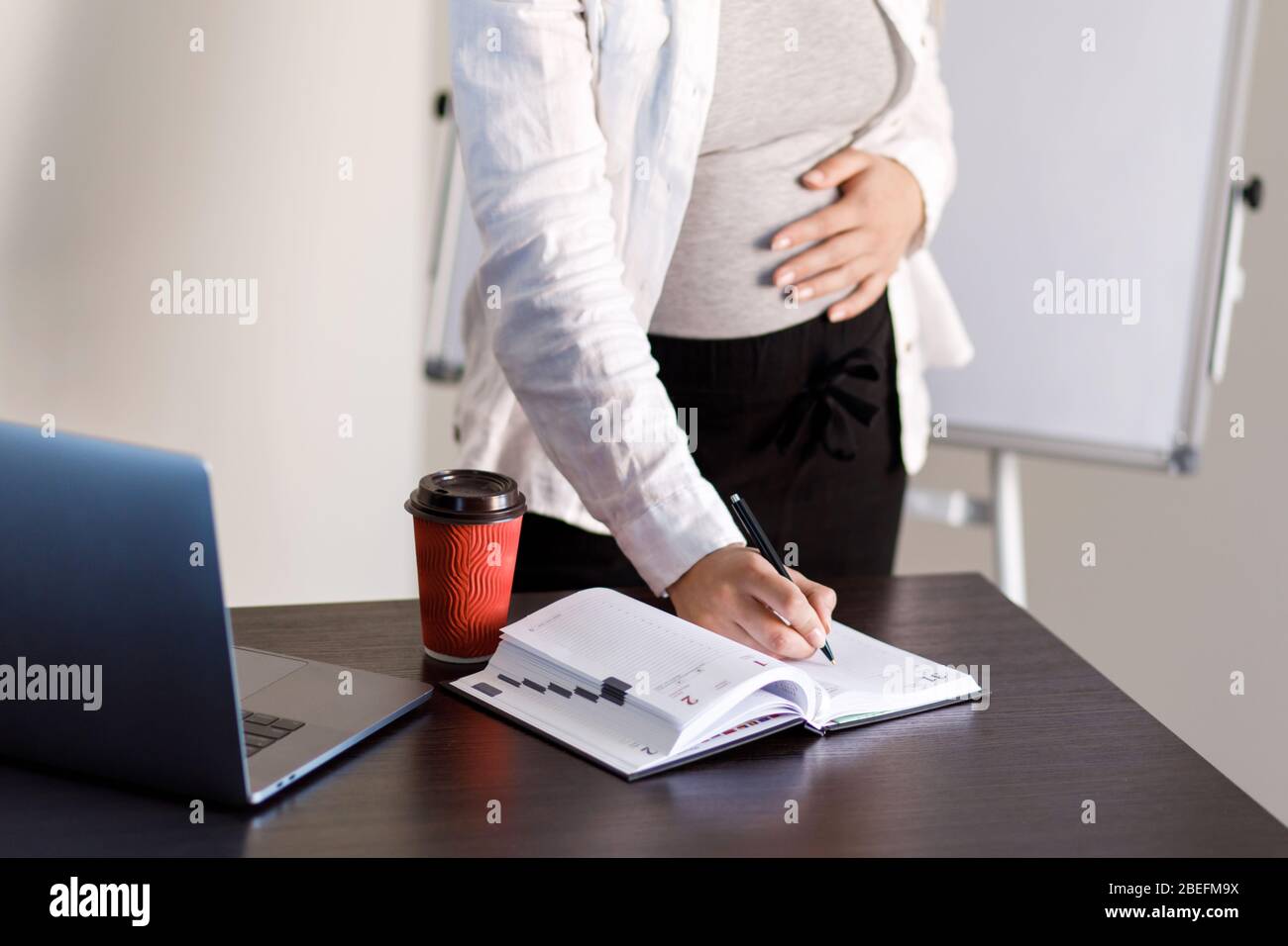 Pregnant school teacher hi-res stock photography and images - Alamy