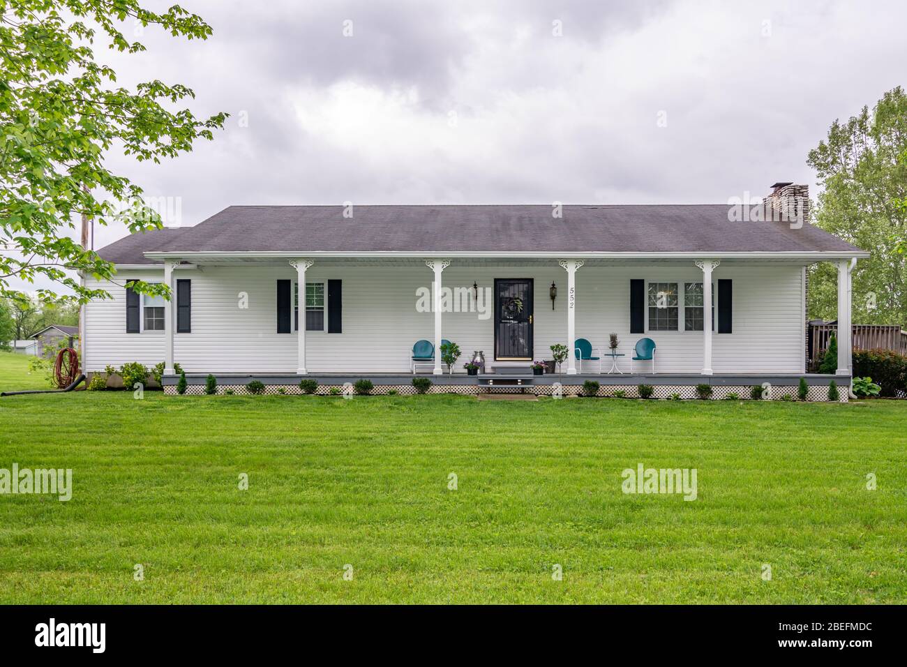 Middle class home in Midwest America Stock Photo - Alamy