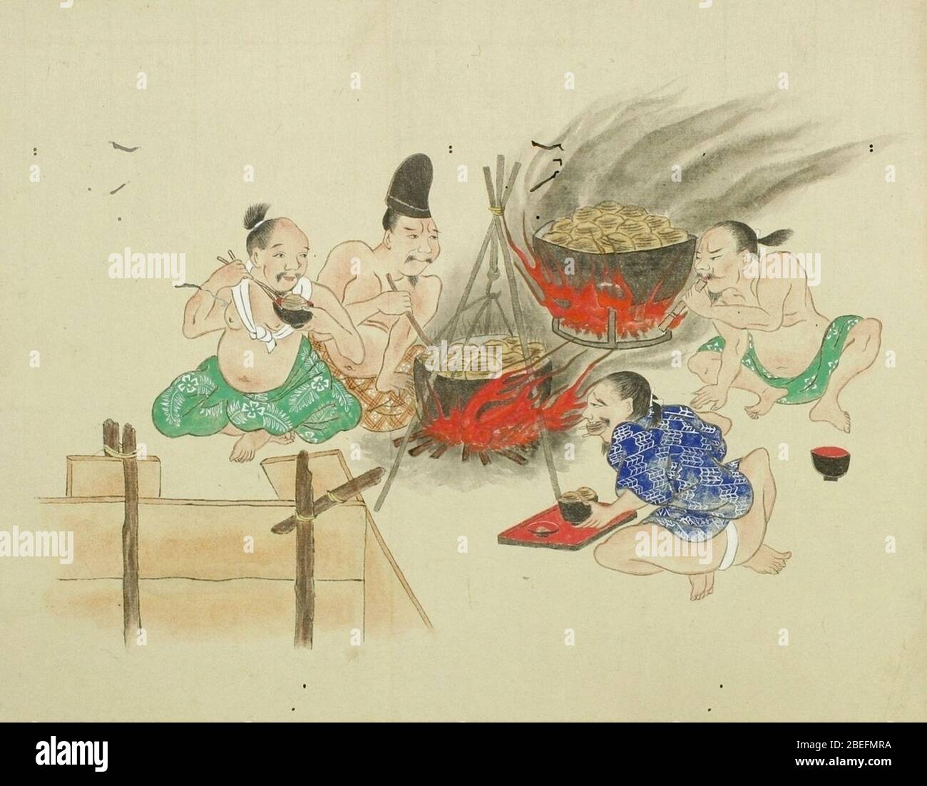 Hegassen scroll crop boiling Stock Photo - Alamy