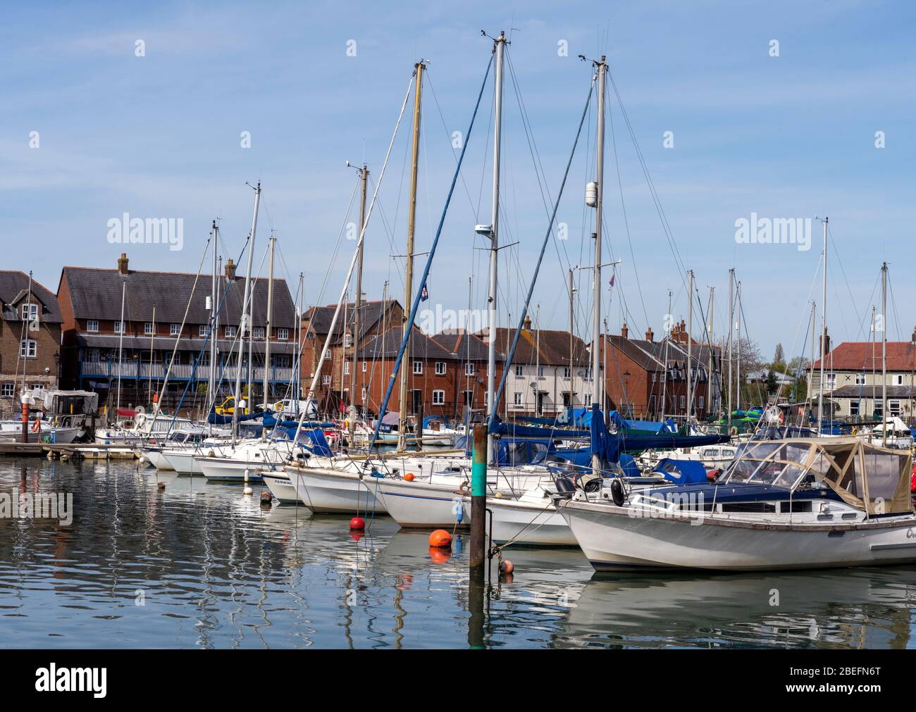 Eling Marina, Totton and Eling, New Forest, Hampshire, England, UK ...