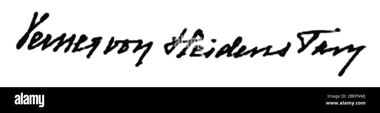 Heidenstam Verner von signature Stock Photo - Alamy