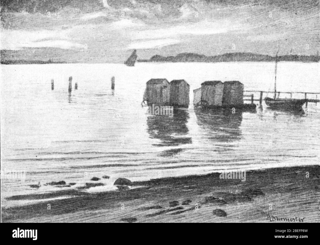 Heikendorf Badestrand 01 Stock Photo - Alamy