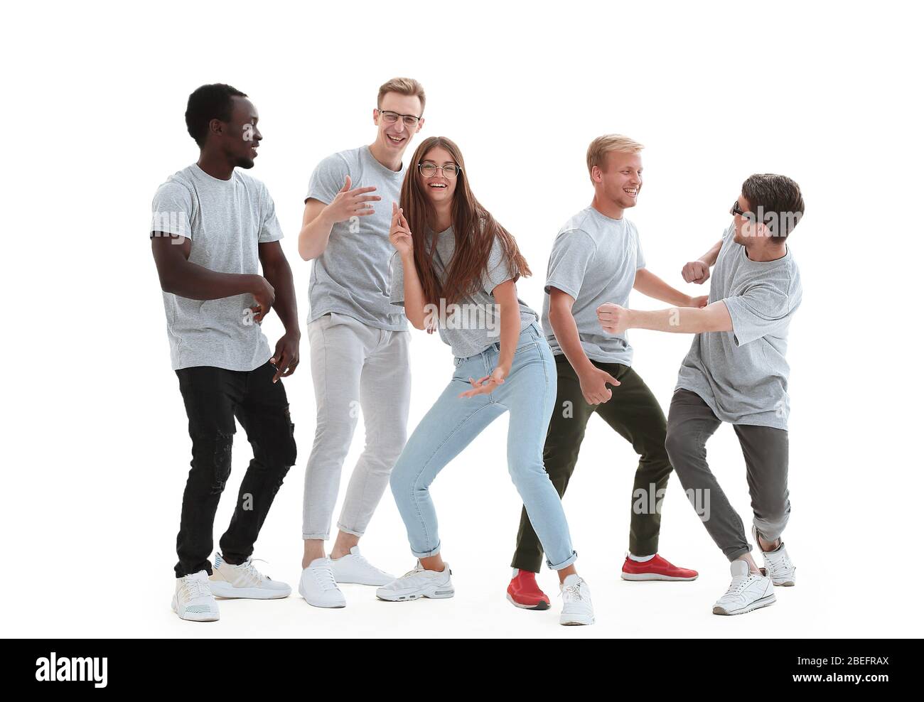 Lively group Cut Out Stock Images & Pictures - Alamy
