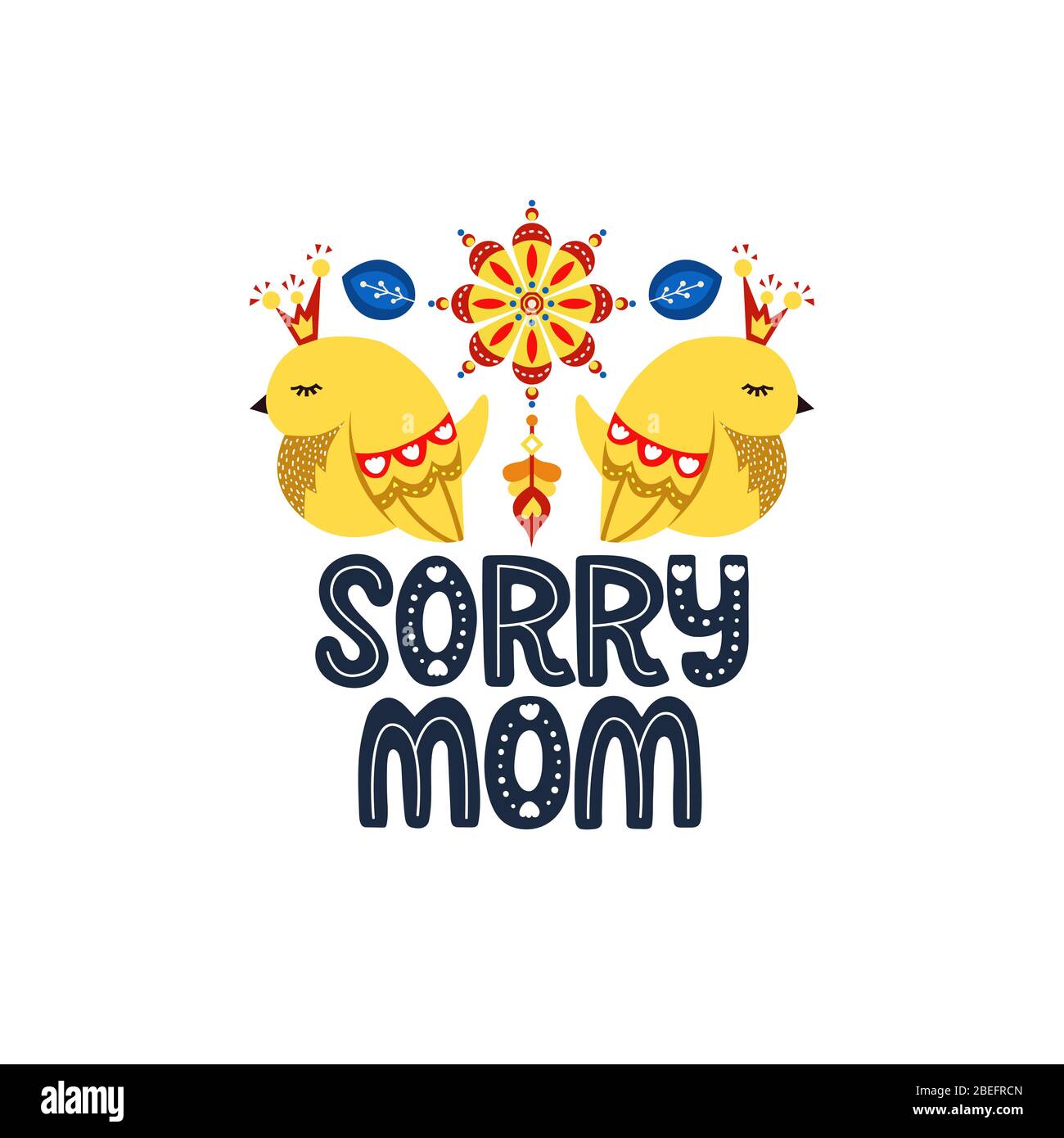 Sorry mum Stock Vector Images - Alamy