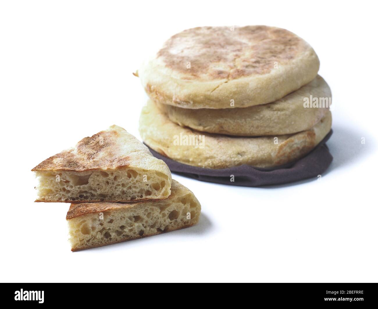 Bolo do caco bread tradiziona portuguese flat bread native to Madera ...