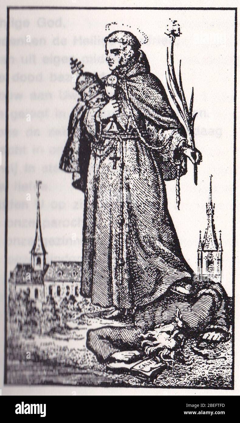 Heilige Godfried Coart Stock Photo - Alamy
