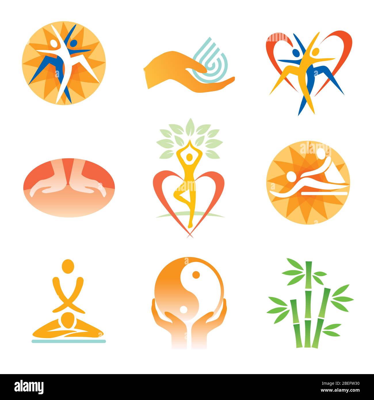 Massage vectors hi-res stock photography and images - Alamy