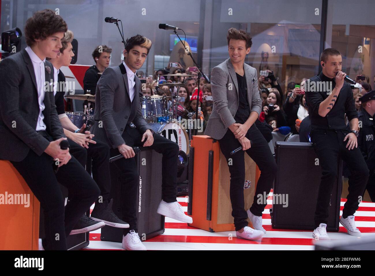 One Direction performs on NBC's "Today" at Rockefeller Plaza on ...
