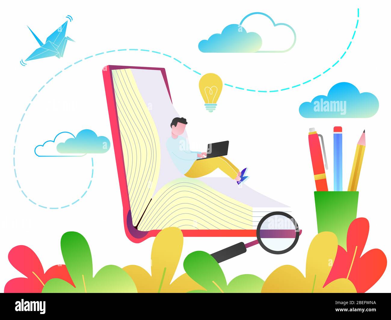 Education educate learn Stock Vector Images - Alamy