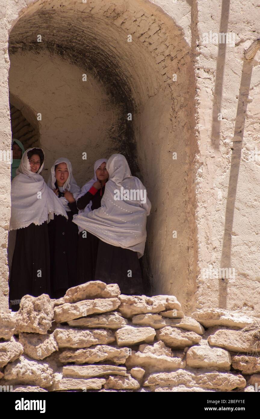 Bamiyan, Afghanistan: May 2004 - Hazara women in Bamyian Stock Photo ...