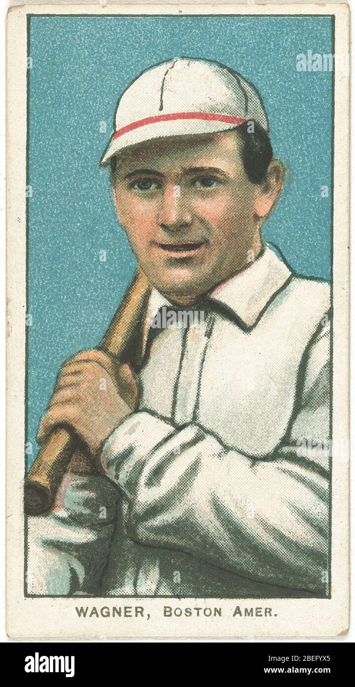 Heinie Wagner, Boston Red Sox, baseball card portrait Stock Photo - Alamy