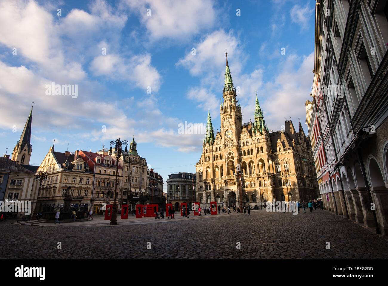 Town square bohemia hi-res stock photography and images - Alamy