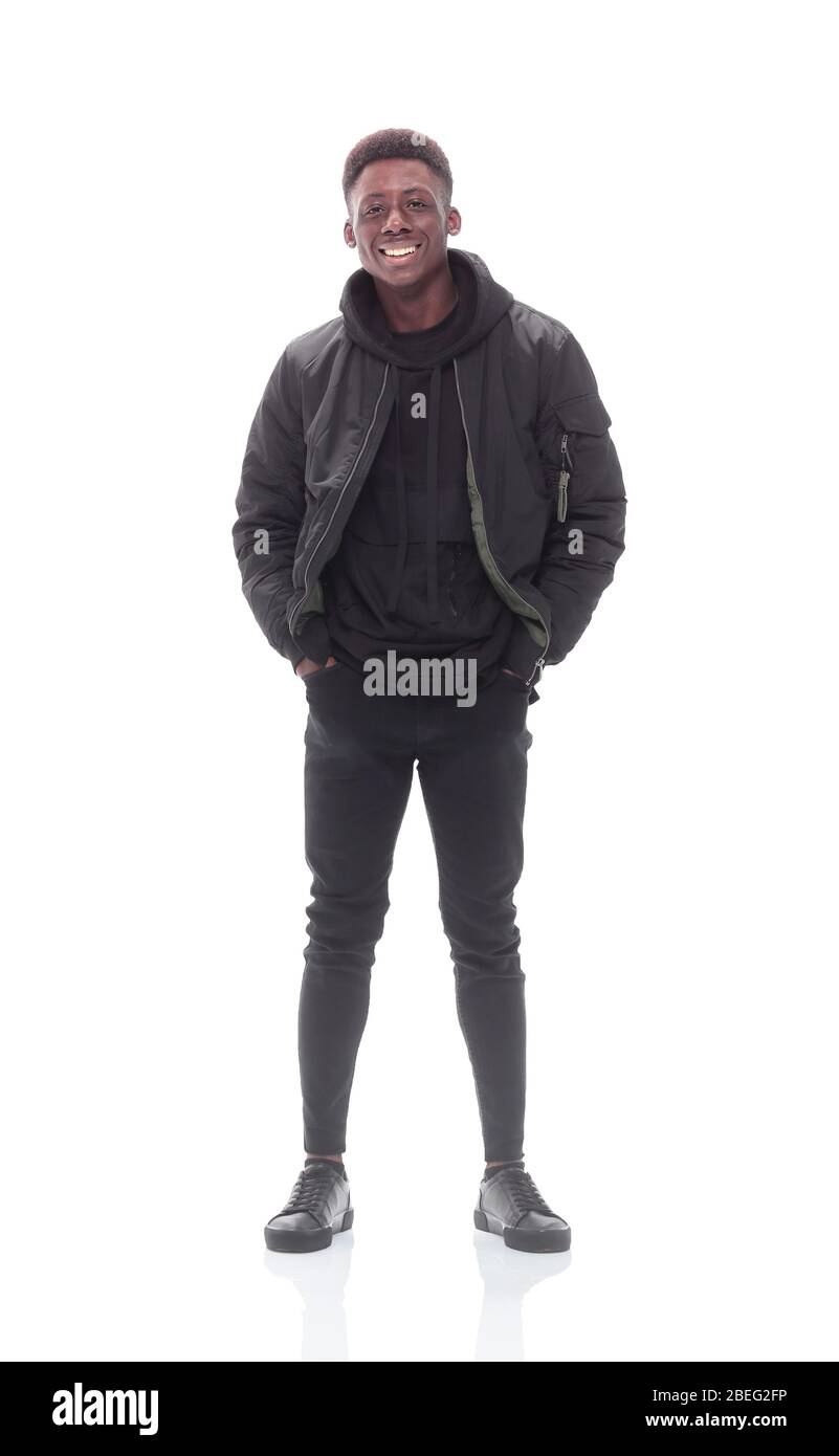 Happy man autumn style Cut Out Stock Images & Pictures - Alamy