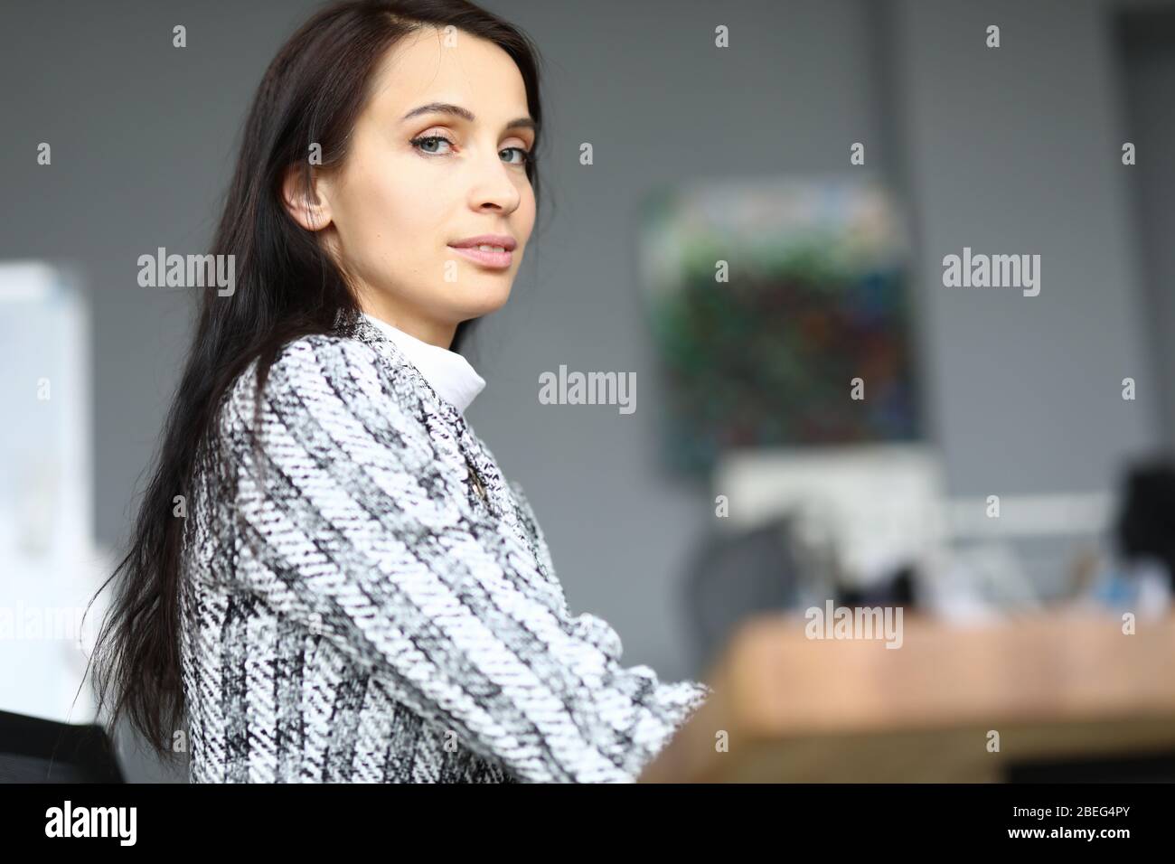 Pretty female in personal hi-res stock photography and images - Alamy