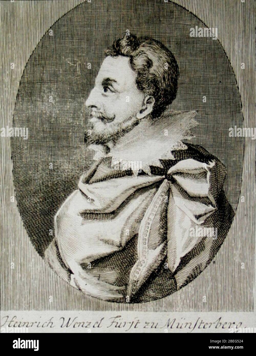 Heinrich Wenzel von Oels und Bernstadt (cropped Stock Photo - Alamy