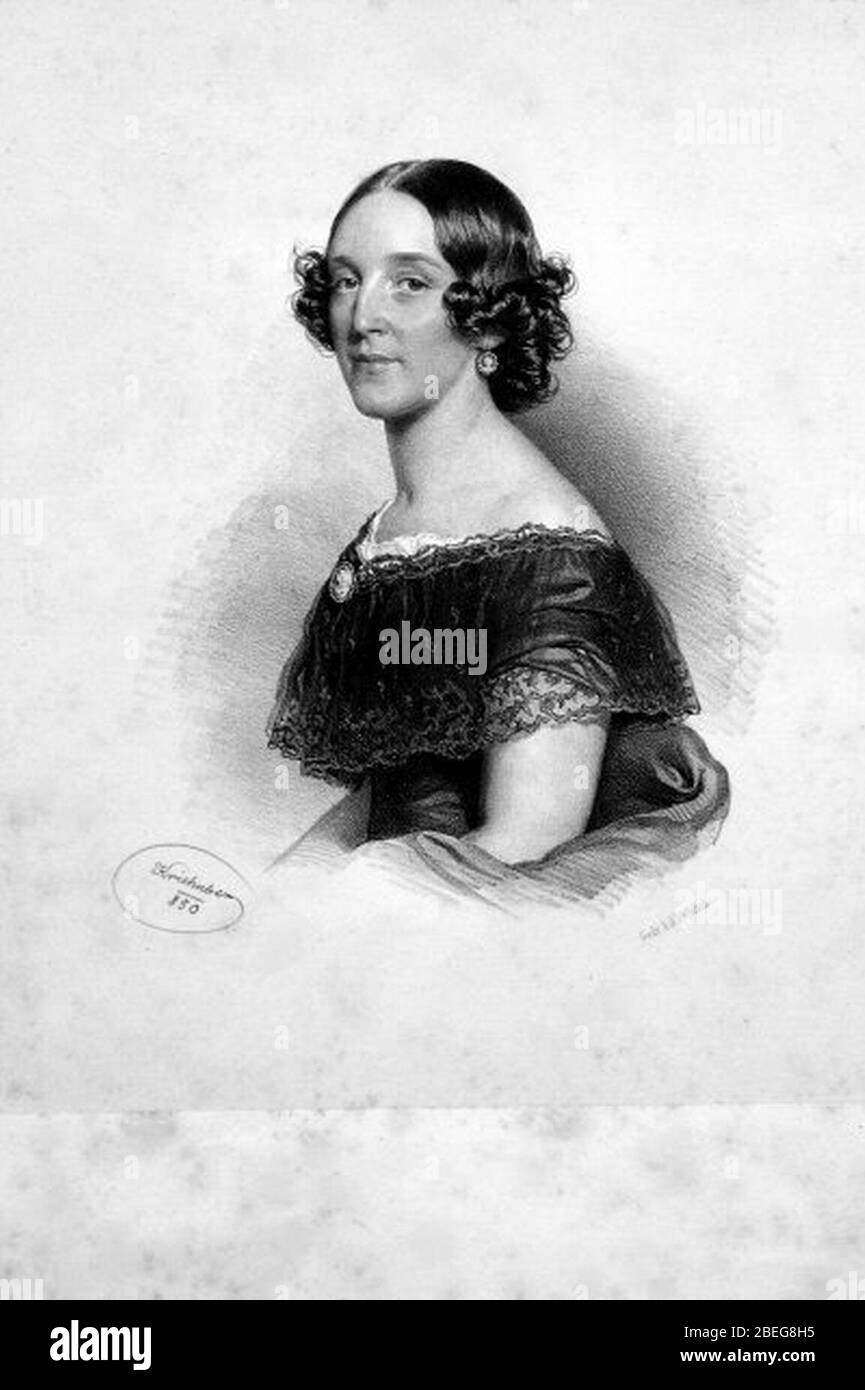 Helene Winiwarter Litho Stock Photo - Alamy