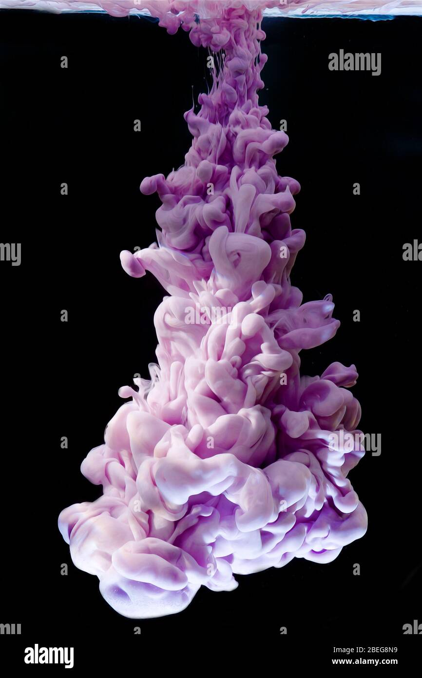 inks in water, color abstract explosion Stock Photo - Alamy