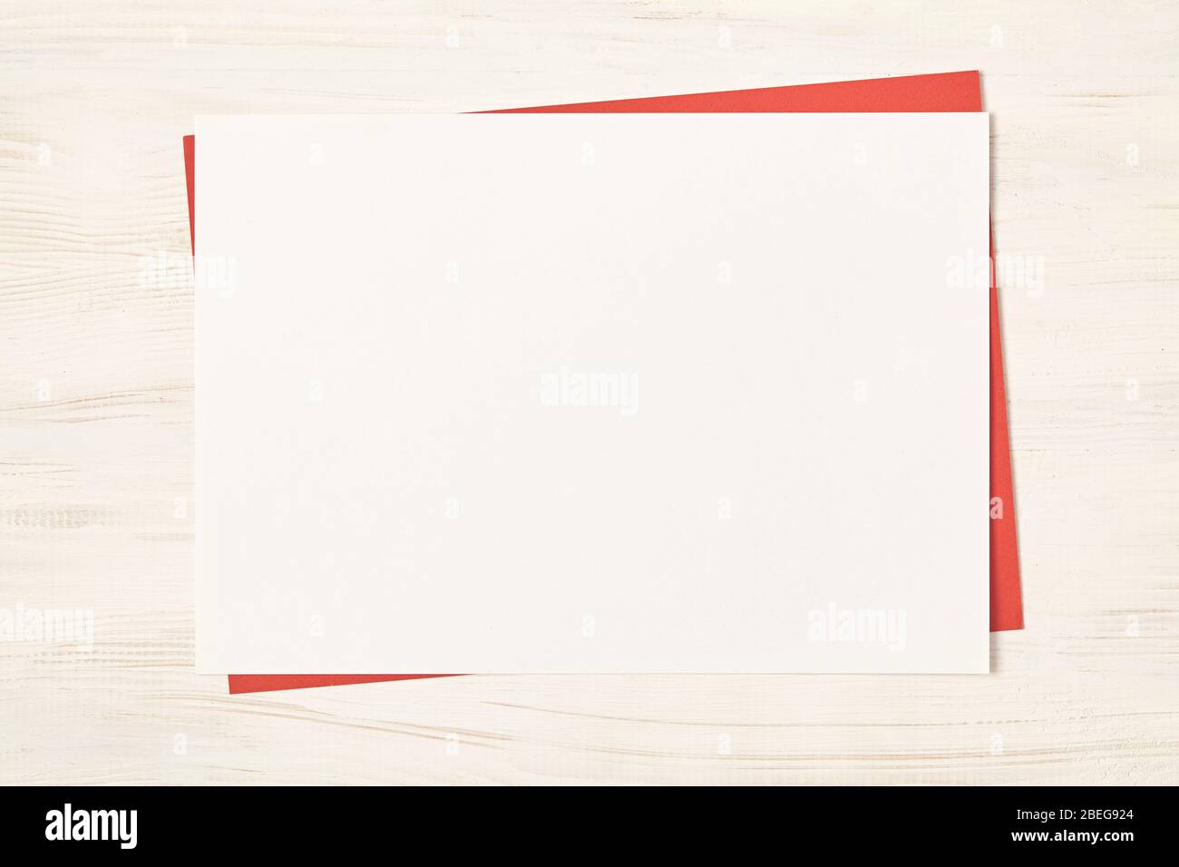 Top view stack empty paper hi-res stock photography and images - Alamy