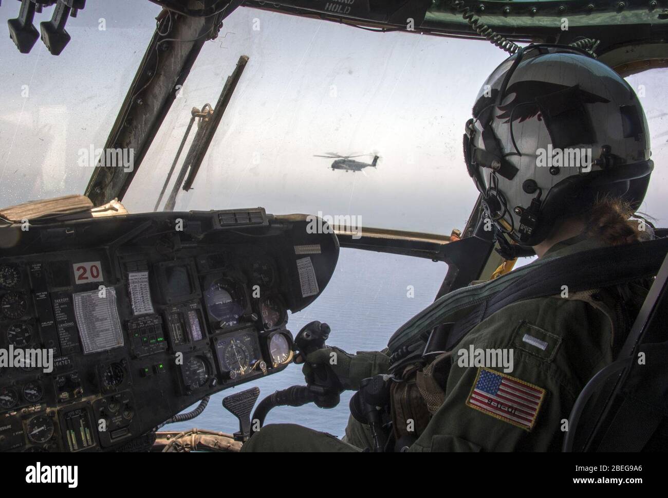 Helicopter Mine Countermeasures Squadron (HM) 15 140625 Stock Photo - Alamy