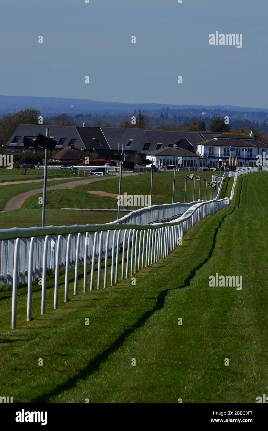 Epsom common and Epsom downs on a sunny spring day Stock Photo - Alamy