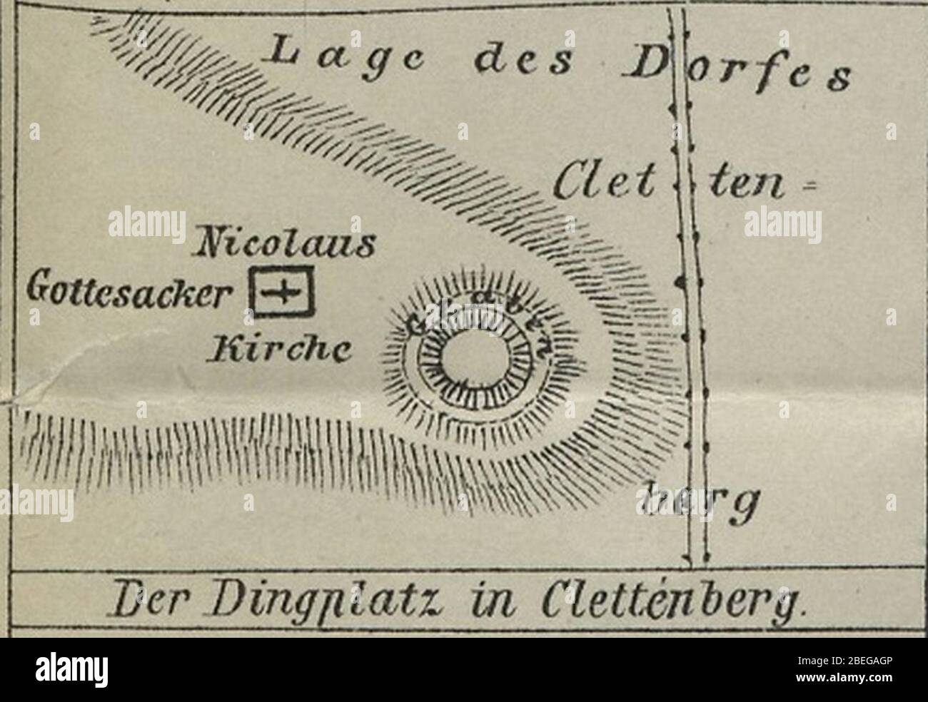 Helmegau - Dingplatz in Clettenberg Stock Photo - Alamy