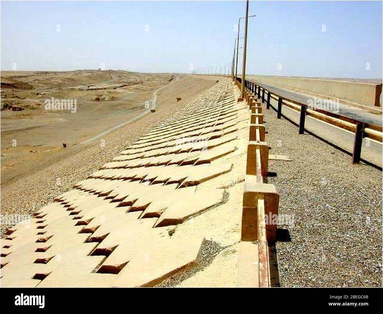 Hemrin Dam Downstream USACE NWD Stock Photo - Alamy