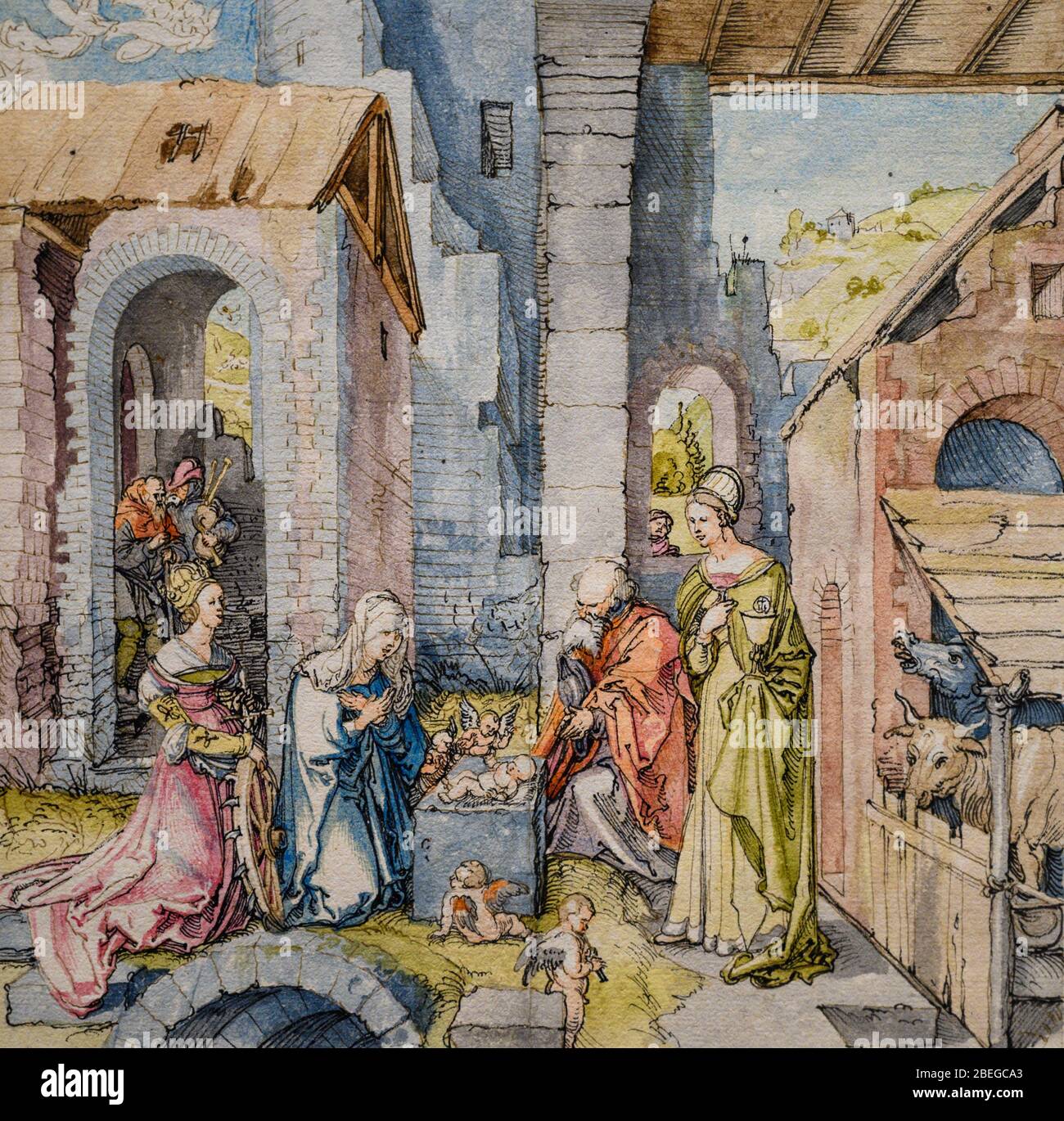 The Nativity of Christ with Saints (c. 1511) by Albrecht Dürer (1471 ...