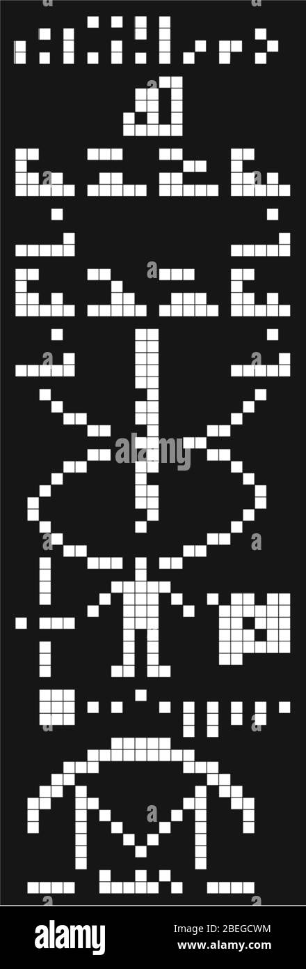 Arecibo message hi-res stock photography and images - Alamy