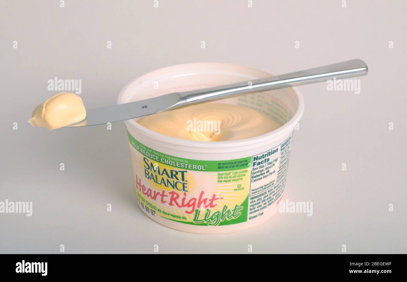 Low cholesterol margarine hi-res stock photography and images - Alamy