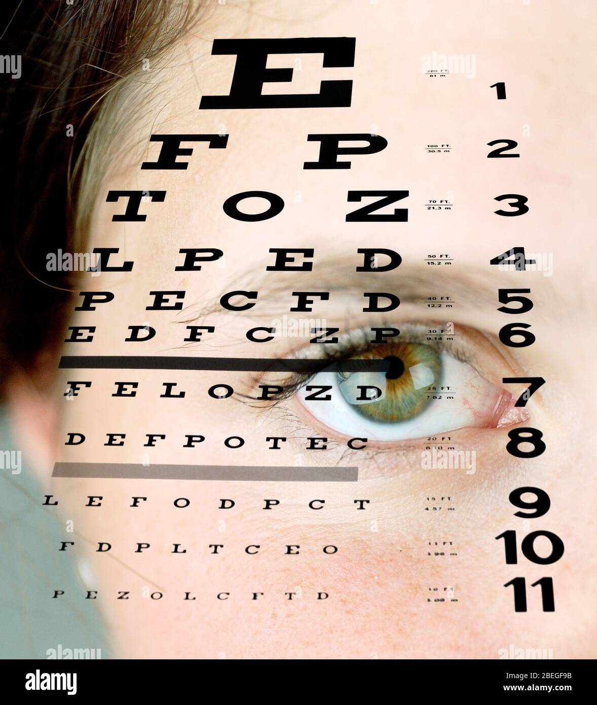 Eye exam illustration hi-res stock photography and images - Alamy