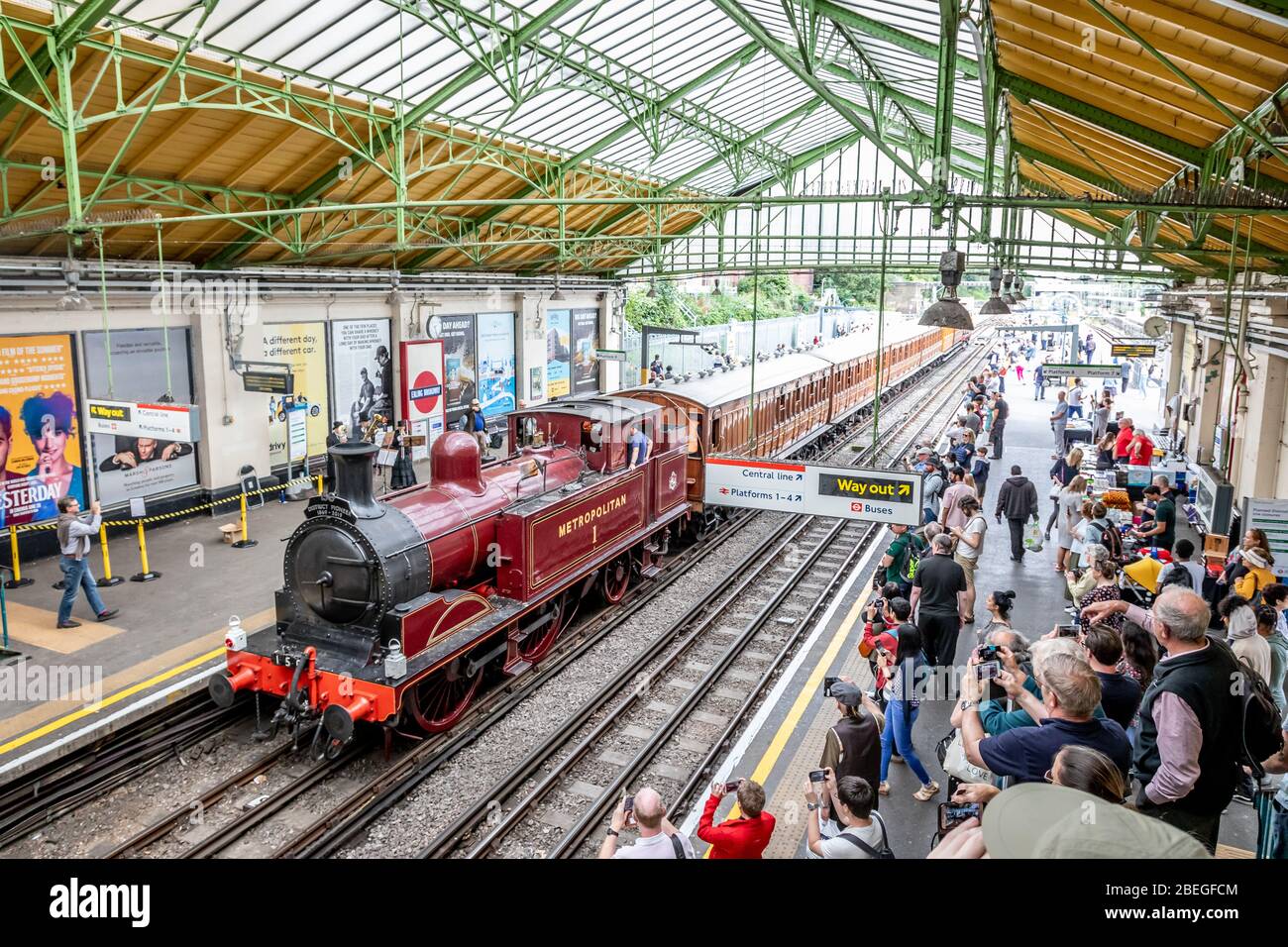 Metropolitan no 1 steam locomotive hi-res stock photography and images ...