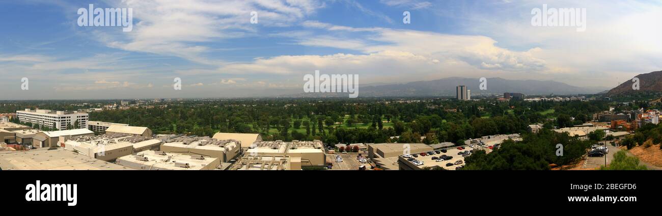 Aerial studio city california hi-res stock photography and images - Alamy