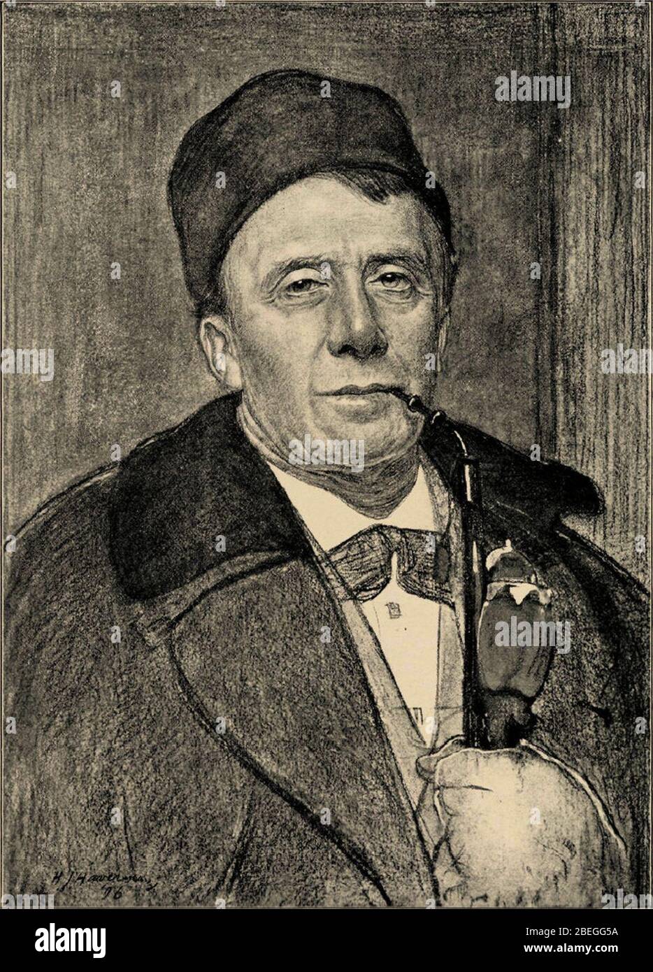 Hendrik Johannes Haverman - Portret van Louis Bouwmeester (EGM 1898-1 ...