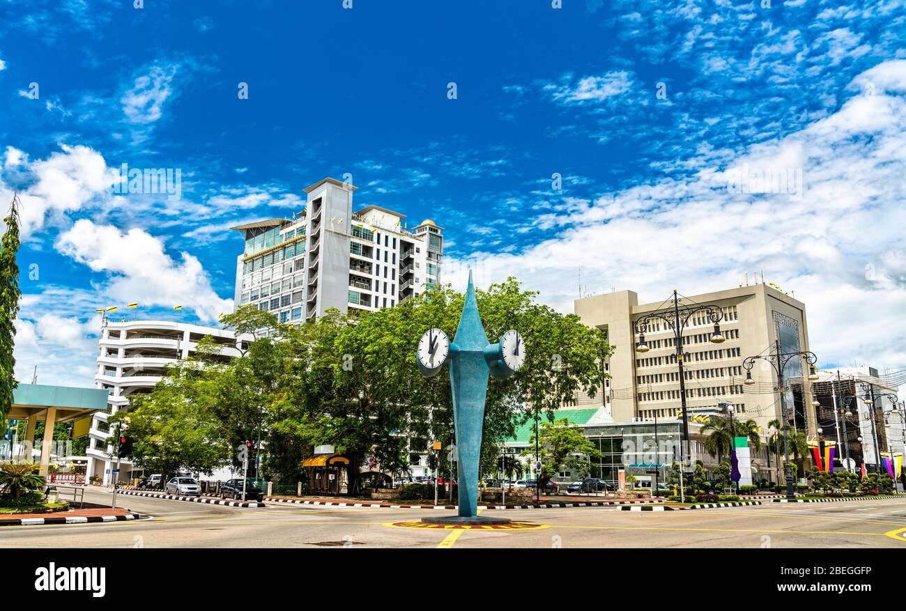 Memorial Clock in Bandar Seri Begawan, Brunei Stock Photo - Alamy