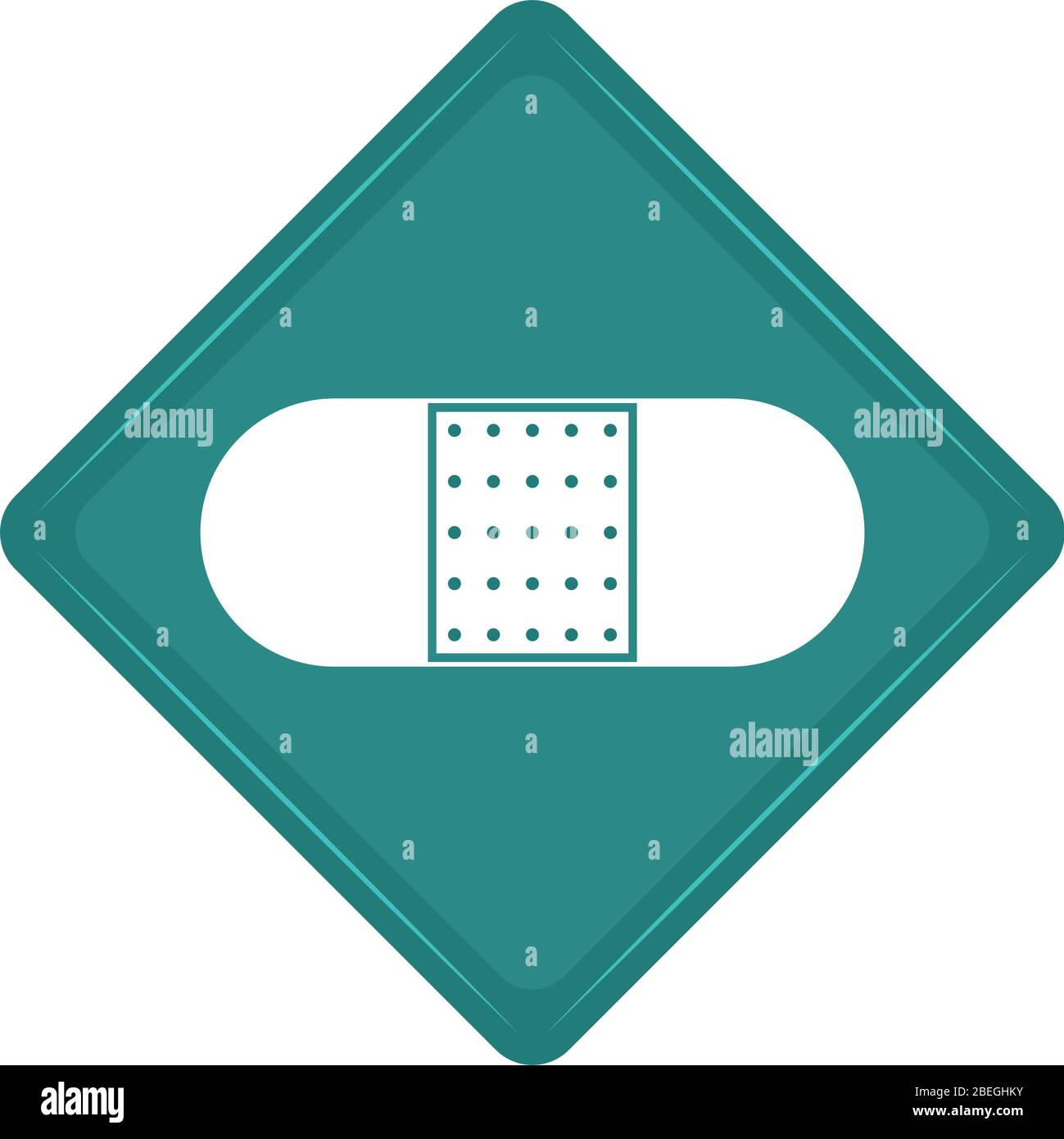 Sticker of a band-aid icon Stock Vector Image & Art - Alamy