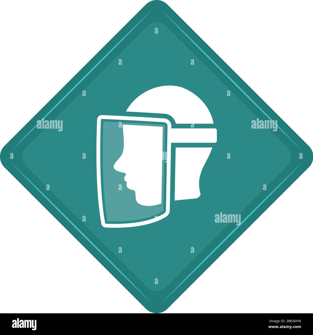 Sticker of a face visor icon Stock Vector Image & Art - Alamy