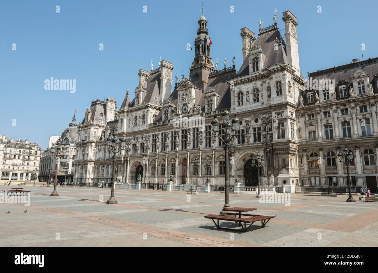 City hall paris hi-res stock photography and images - Alamy