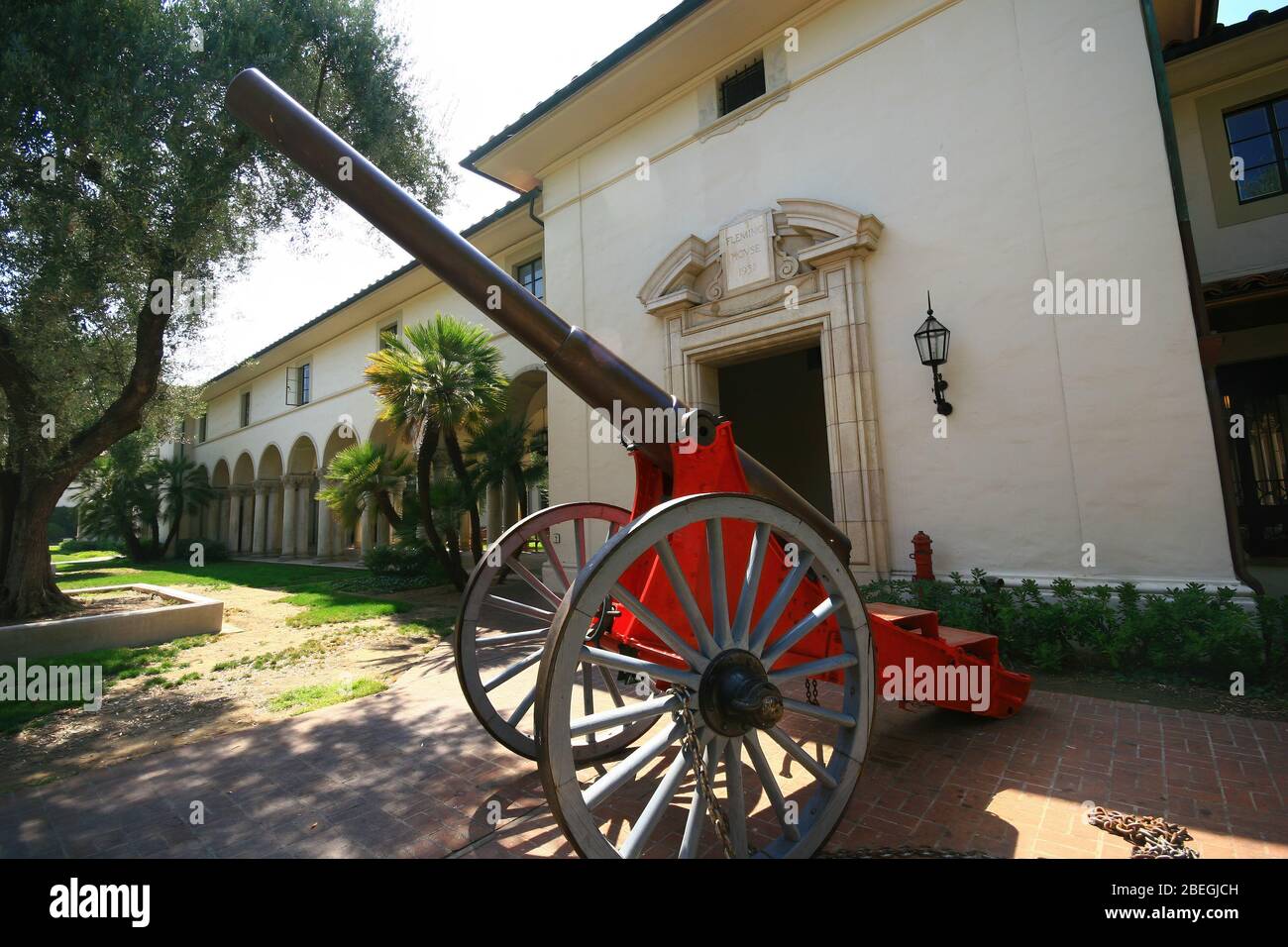 Los Angeles, AUG 12, 2009 - Exterior view of Fleming House of the ...