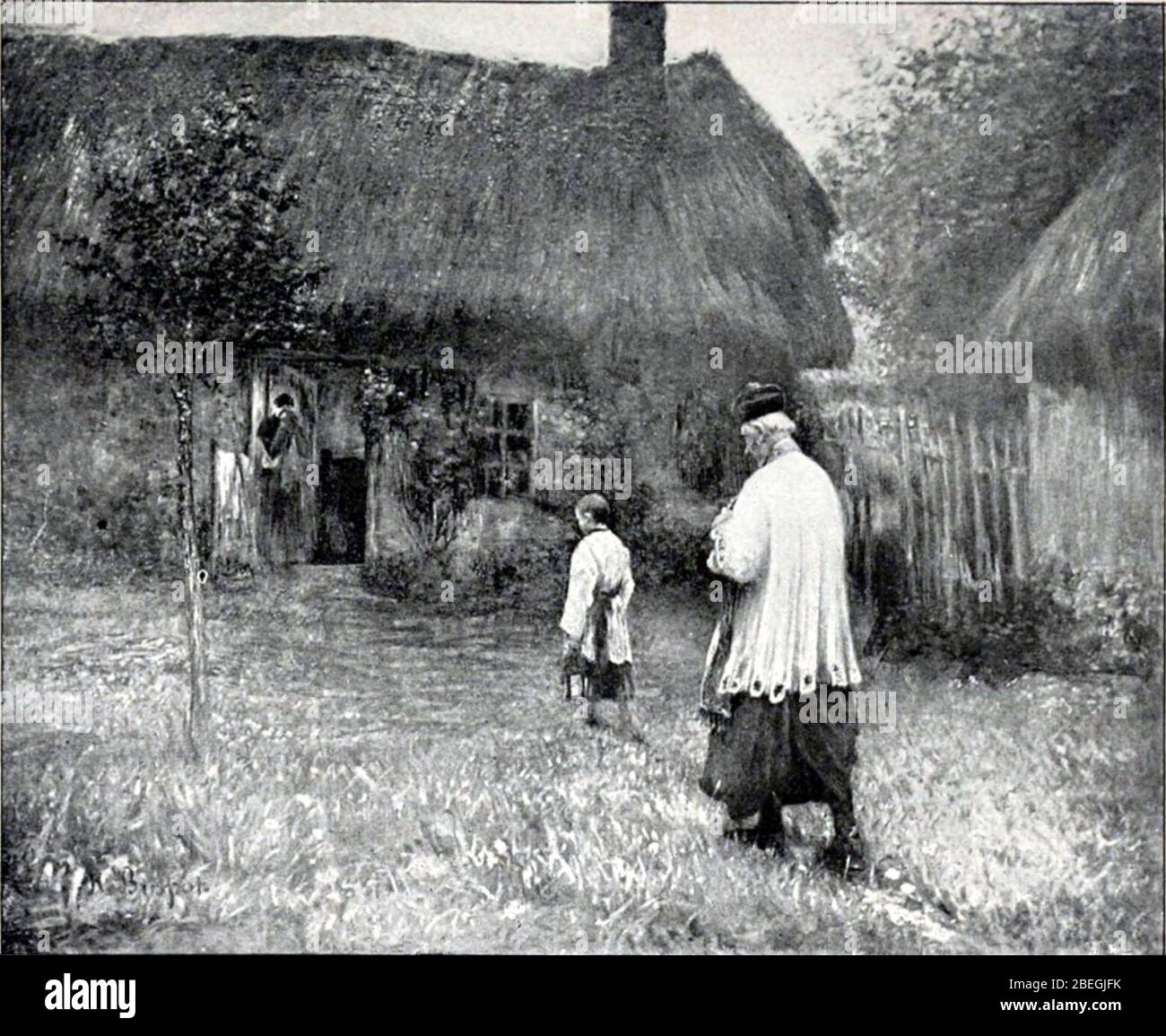 Henri Brispot Le Viatique Stock Photo - Alamy
