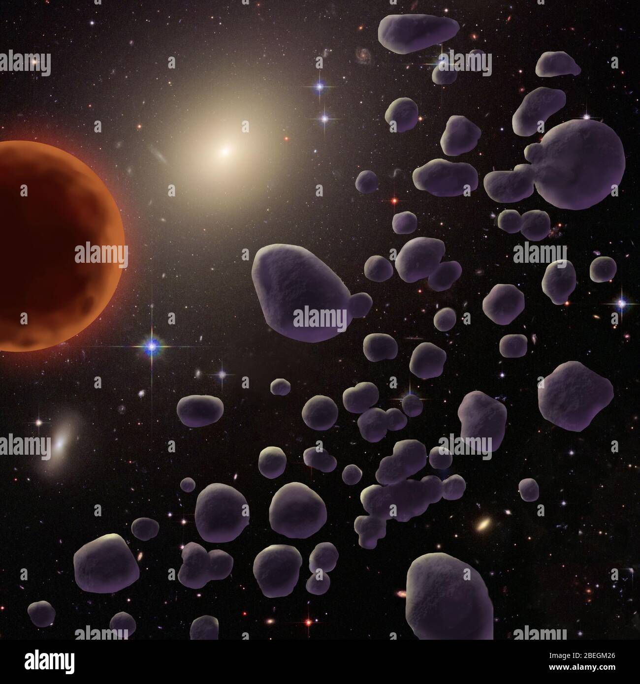 Asteroid mars jupiter hi-res stock photography and images - Alamy