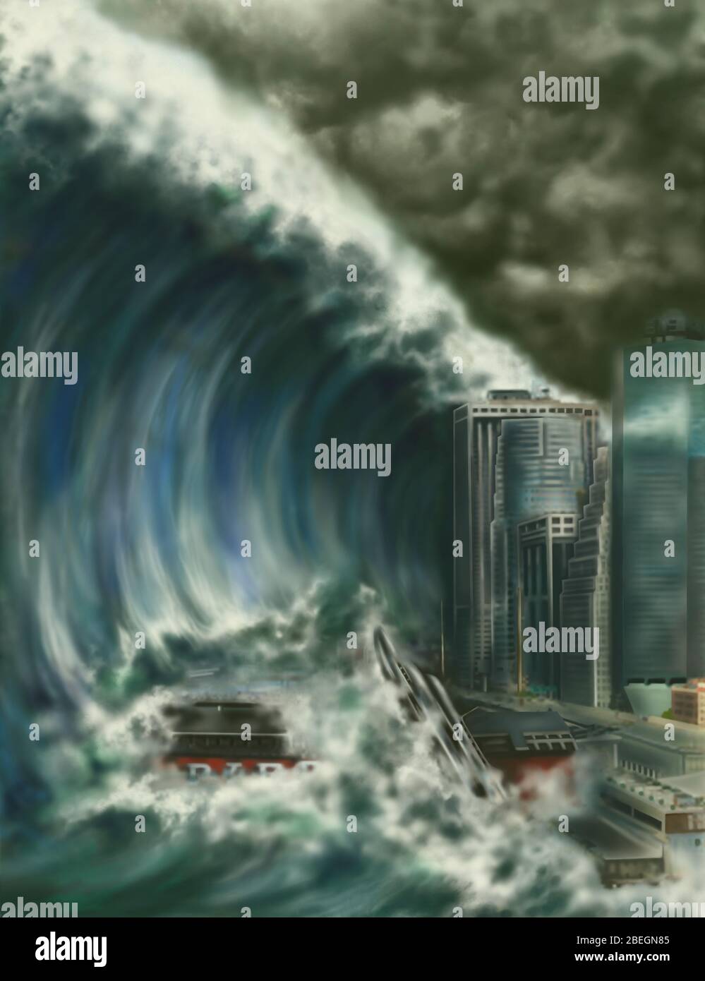 Cloud tsunami hi-res stock photography and images - Alamy