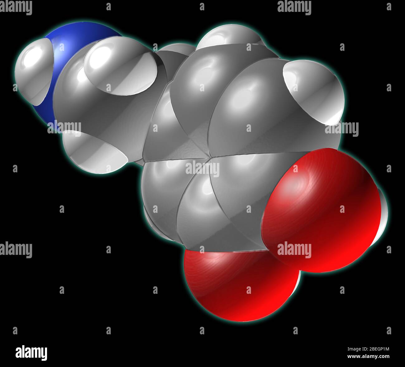 Dopamine 3d molecular model hi-res stock photography and images - Alamy