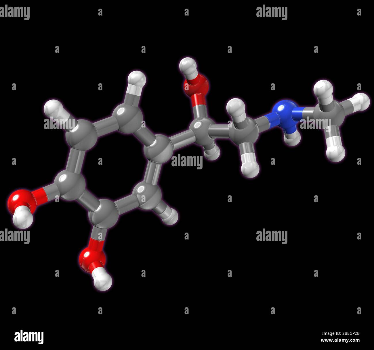 Adrenaline epinephrine molecule hi-res stock photography and images - Alamy