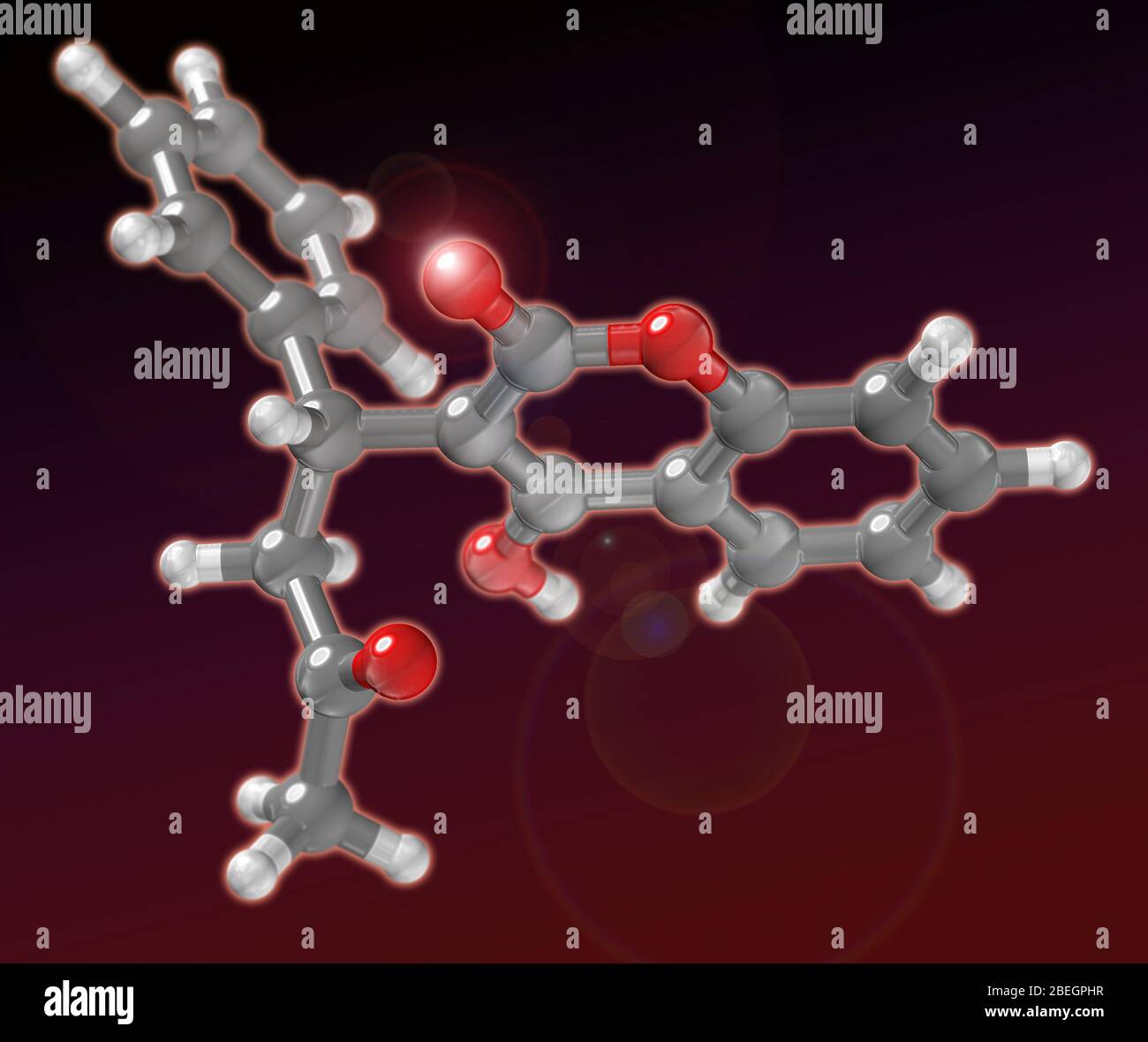 Warfarin molecular hi-res stock photography and images - Alamy