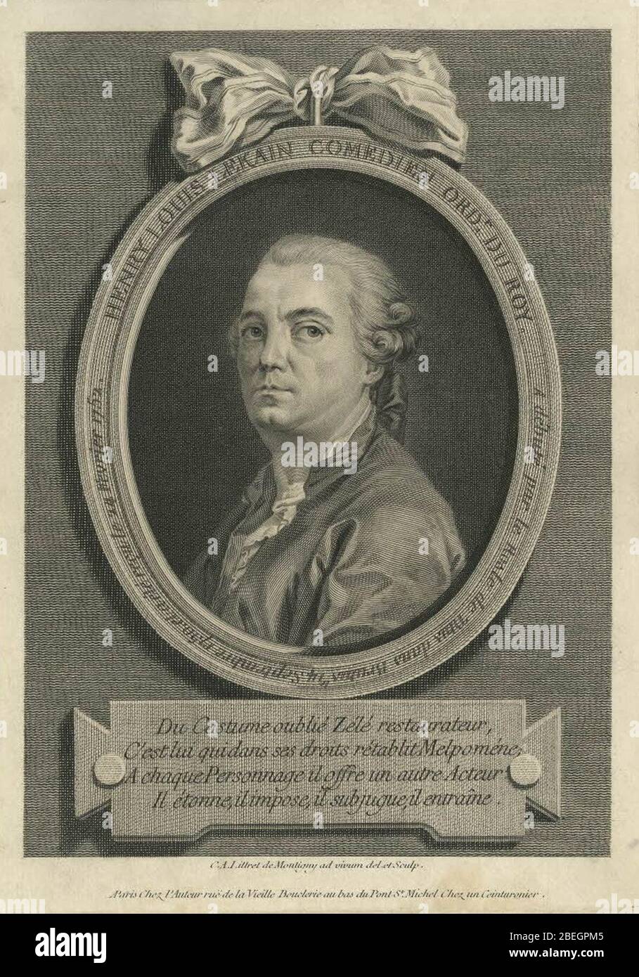 Henri Louis Lekain Stock Photo - Alamy