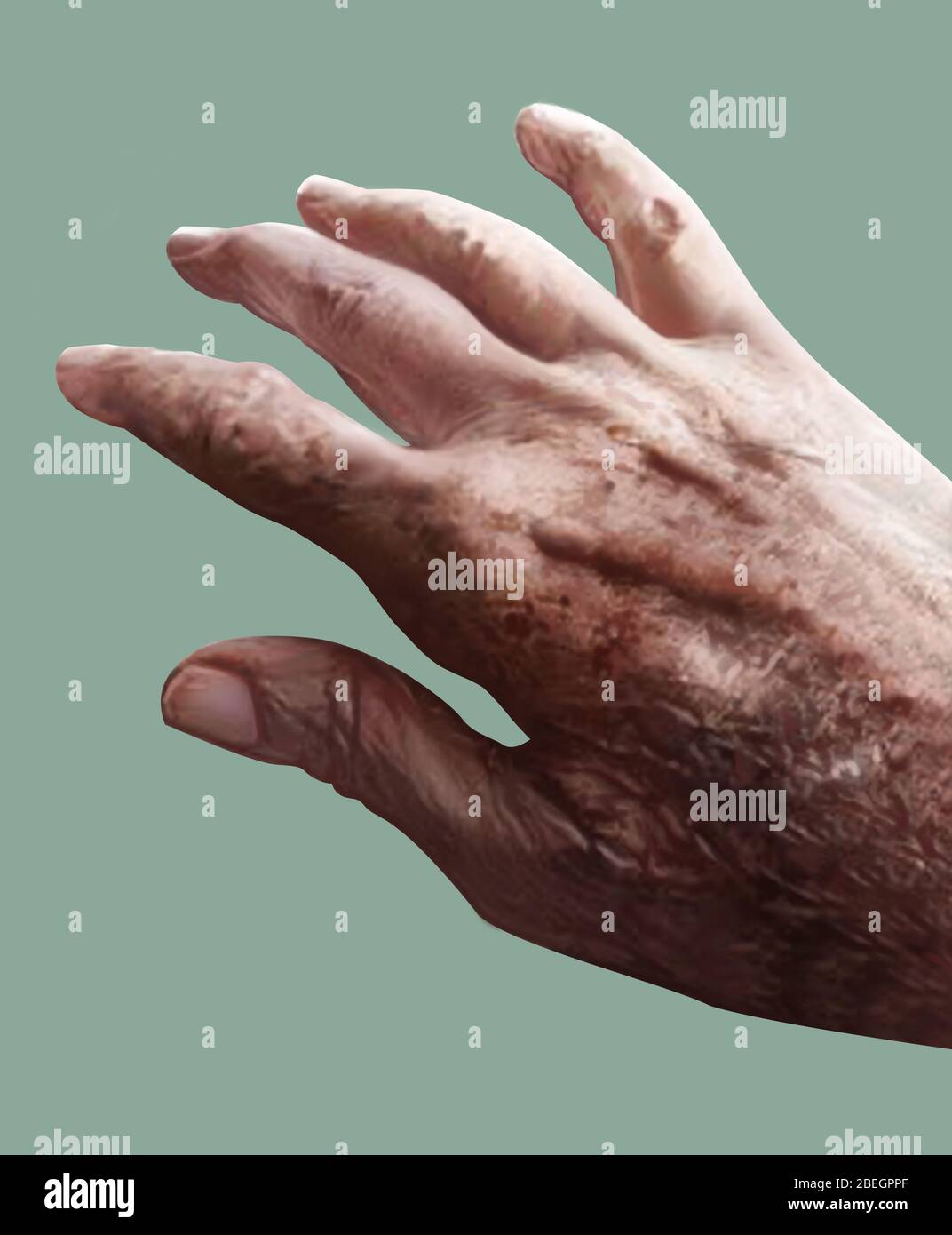 Wrinkly Skin Old Man High Resolution Stock Photography and Images - Alamy