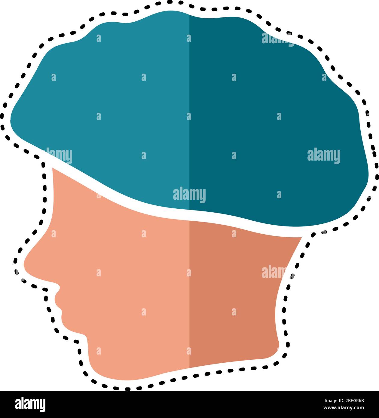 Dotted line man with a surgical cap icon Stock Vector Image & Art - Alamy